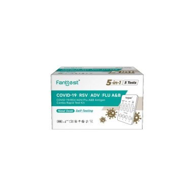 Fanttest COVID-19/RSV/ADV/FLU A&B Antigen Combo Rapid Test Kit (5 in 1)